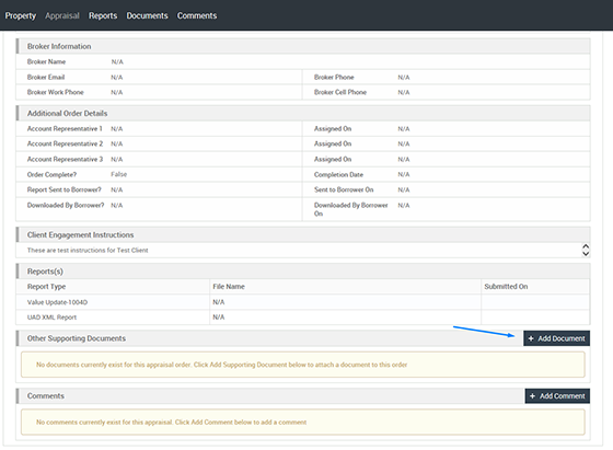 Adding Documents to an Existing Order – ValueLink Software