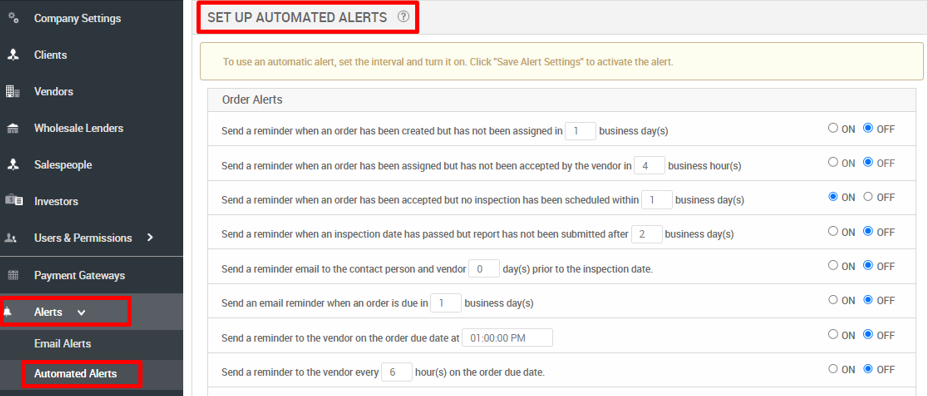 How To Manage Automated Alerts – ValueLink Software
