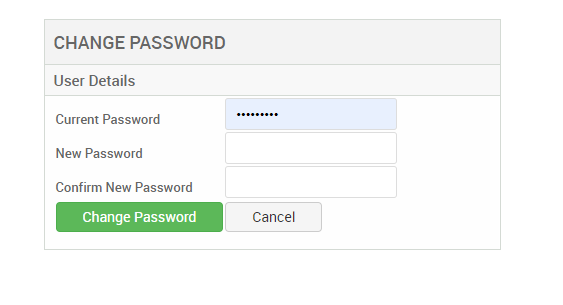 Change & Resetting your Password – ValueLink Software