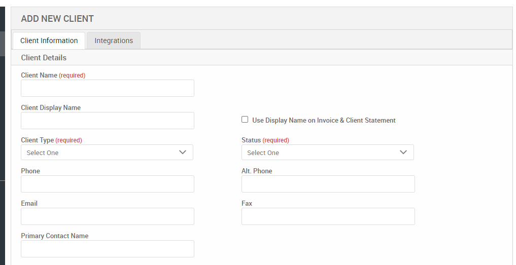 How To Add New Clients – ValueLink Software