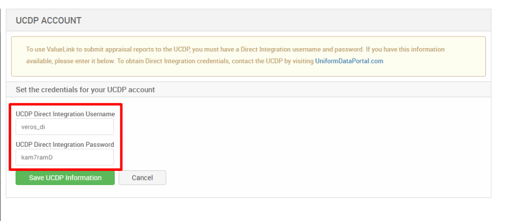 How To Set Up UCDP Credentials For Your Company – ValueLink Software