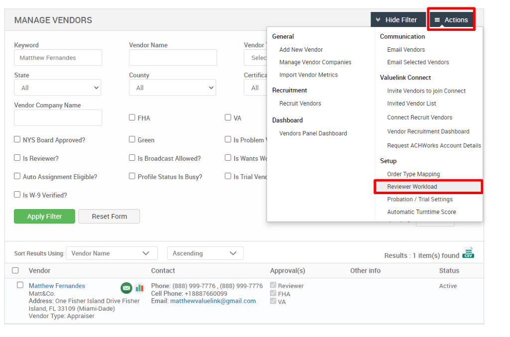 How To Set Up External Reviewers – ValueLink Software