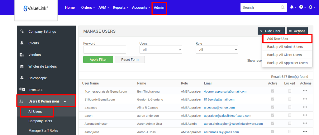 ValueLink Quick Start Guide – ValueLink Software