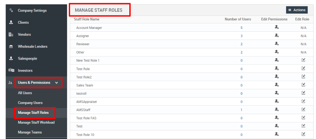 Create a New Staff Role – ValueLink Software