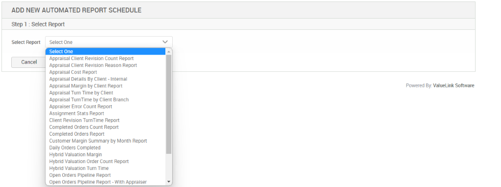 How To Set Up Scheduled Reports – ValueLink Software
