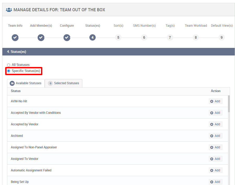 Set Up A Team For Workboard – ValueLink Software