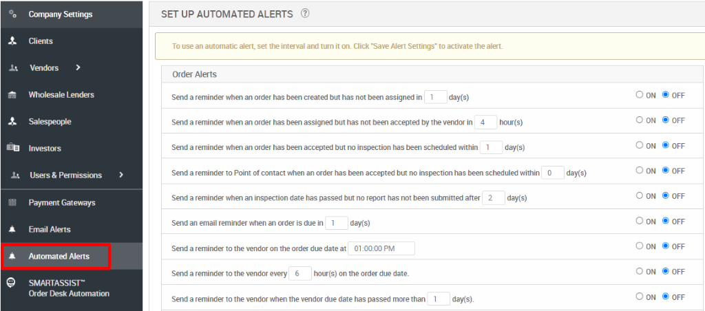 How To Manage Automated Alerts – ValueLink Software