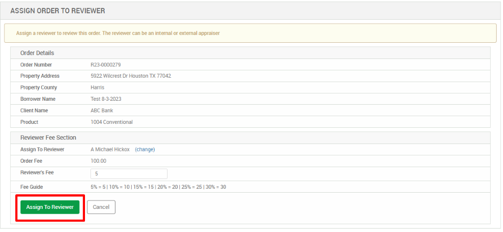 How To Assign An Order To an External Reviewer – ValueLink Software