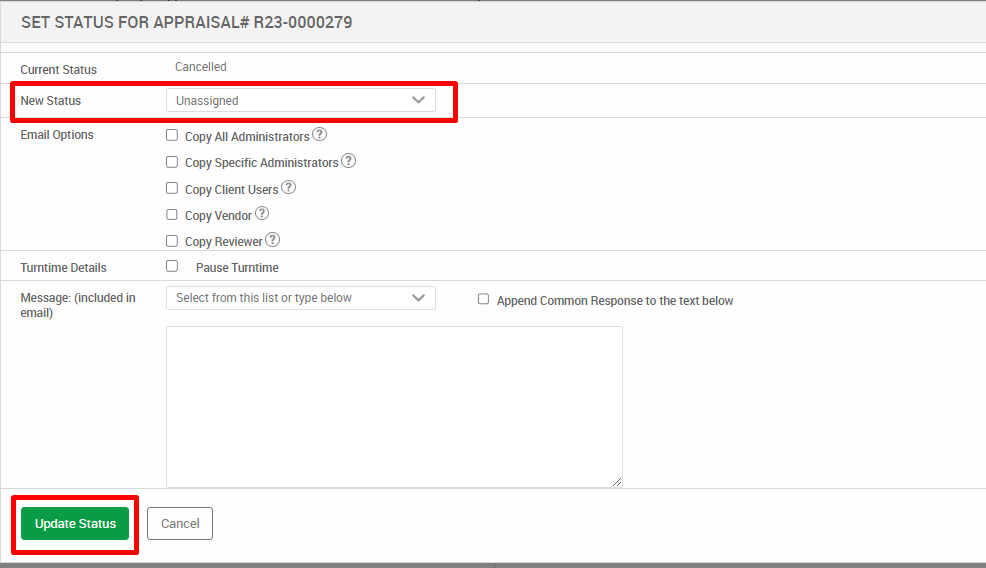 How To Cancel An Appraisal Order – ValueLink Software