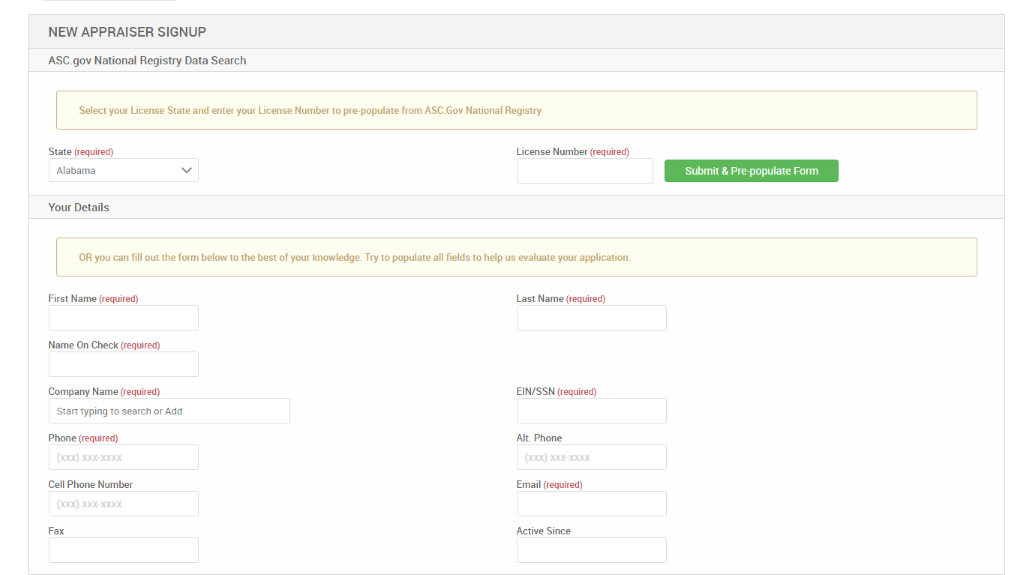 Sign-up (Without Invitation) To Use System – ValueLink Software