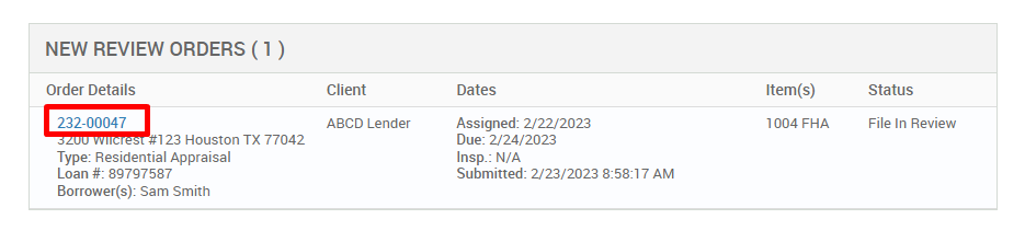 Update Order Status – ValueLink Software