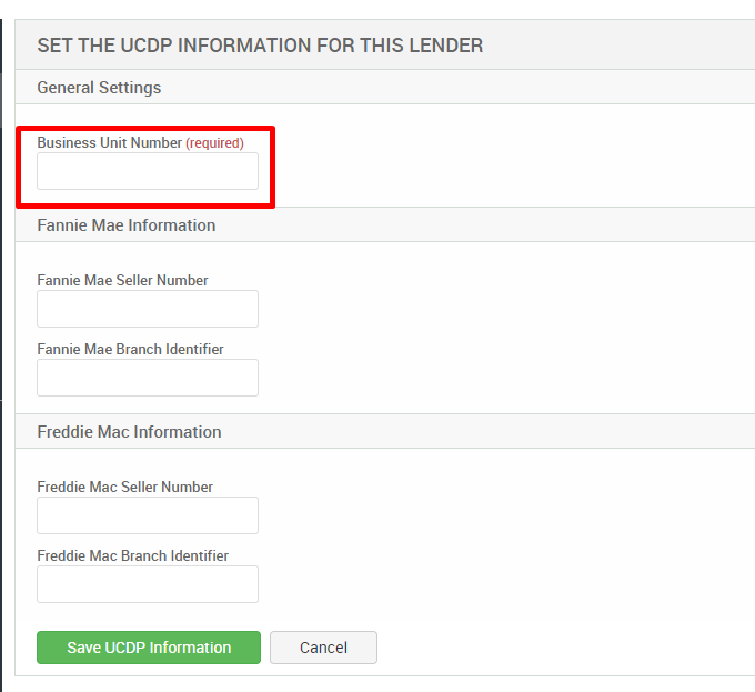 How To Set Client’s UCDP Credentials – ValueLink Software