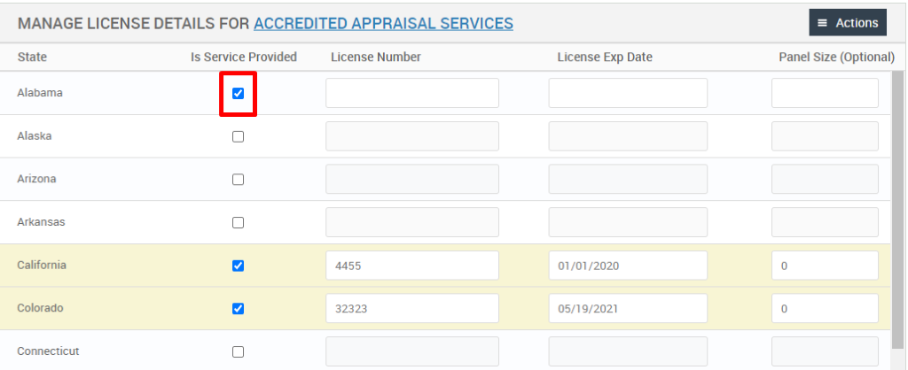 How To Add or Modify Coverage and Licenses for an AMC – ValueLink Software