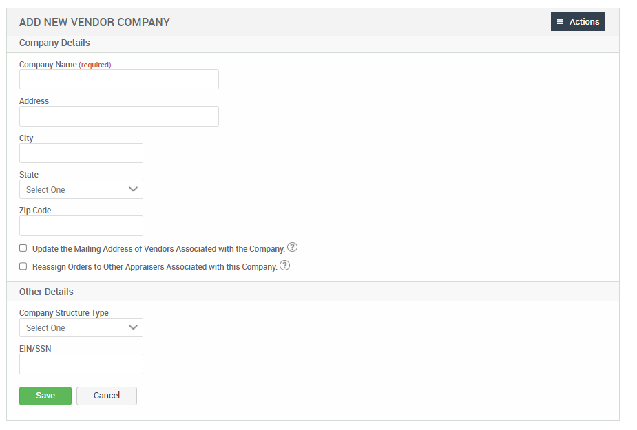 How to Add, Edit or, Delete a Vendor Company – ValueLink Software