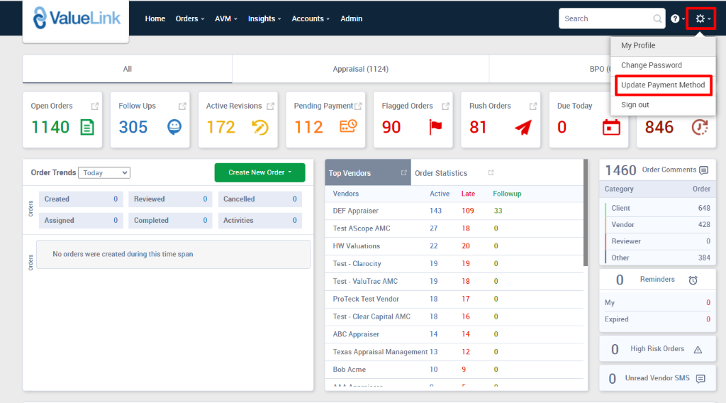 How to Update Payment Method – ValueLink Software