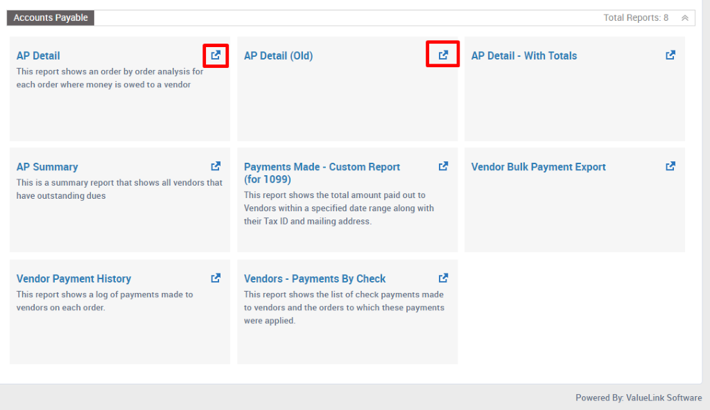 How To Generate Accounts Payable Reports – ValueLink Software